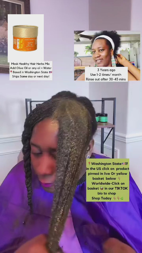 Nourish Hair with Hair Herbs-3LAKES BOTANICA |Haircare Bundle